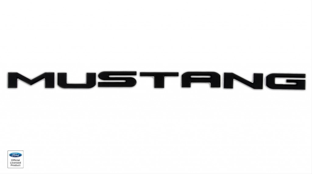 Mustang Rear Panel Letters - Autoware