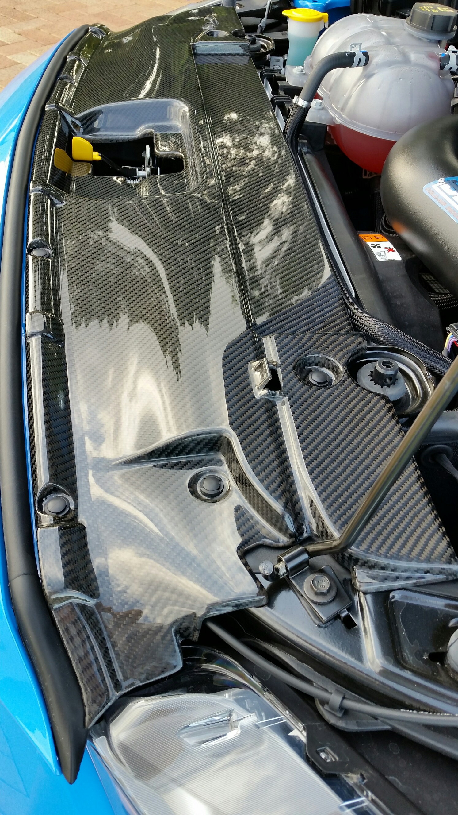 Carbon Fiber Radiator Cover - Autoware