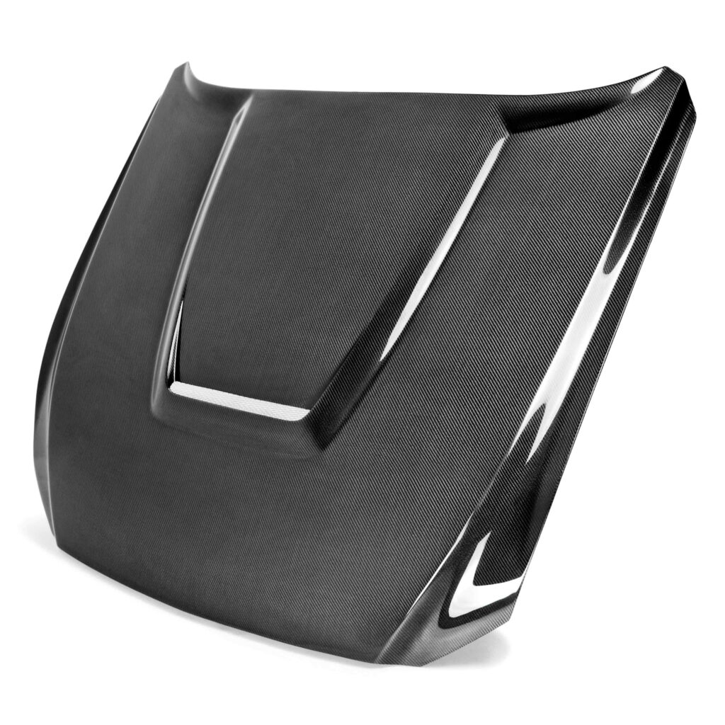 2015-17 GT 350 Style Double Sided Carbon Fibre Bonnet - Autoware