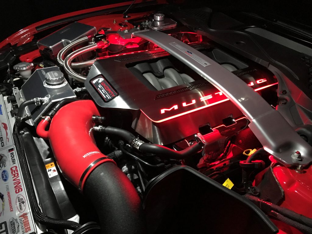 2015-17 Engine Cover Dress Up Kit LED - Autoware