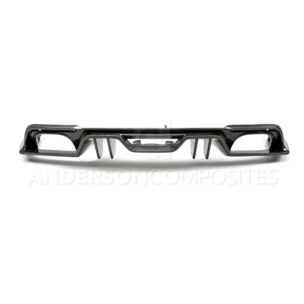 2018-23 Type-AR Carbon Fiber Quad Tip Rear Diffuser - Autoware