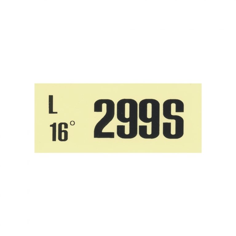 1969 Engine Tag Black Boss 302 - Autoware