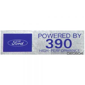 Powered By 390 Hi-Performance Decal - Autoware
