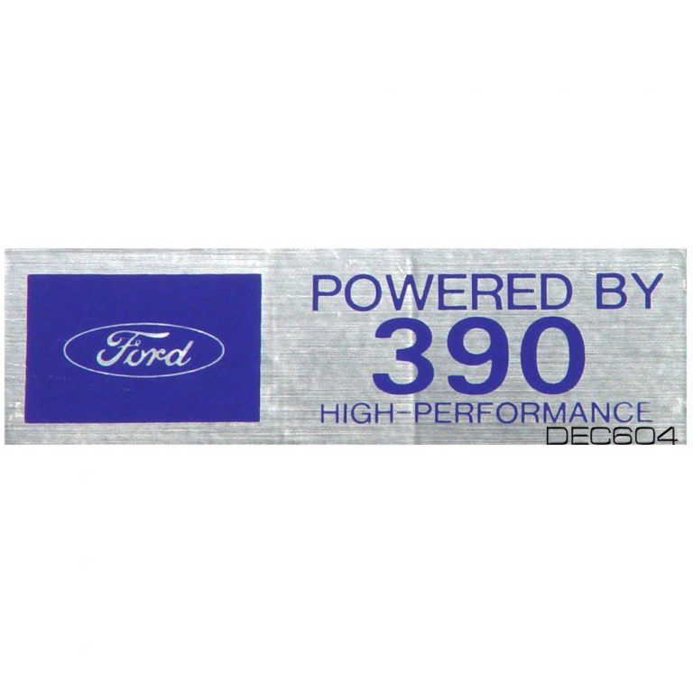 Powered By 390 Hi-Performance Decal - Autoware