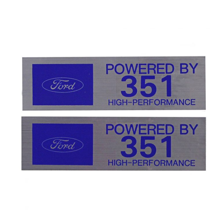 Powered By 351 Hi-Performance Decal - Autoware