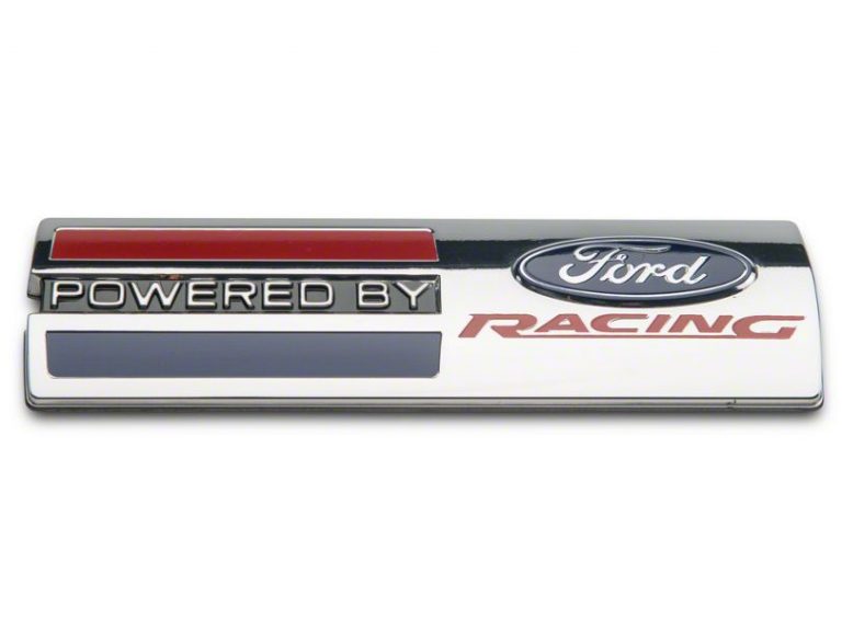 Powered By Ford Racing Badge - Pair - Autoware