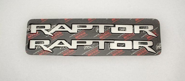 Ford Raptor-Running Board 'RAPTOR' Emblem - Autoware