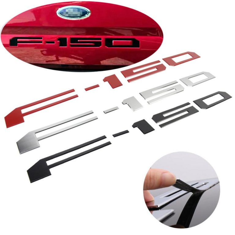 2021-2023 Tailgate Raised Letter Inserts - Autoware