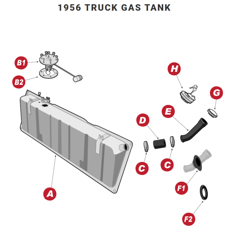 1937-72 Gas Neck Hose Gas Tank Filler Neck Connection Hose - Autoware