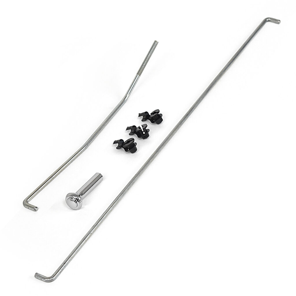 1968-72 Door Latch Rods And Knob Kit RH - Autoware